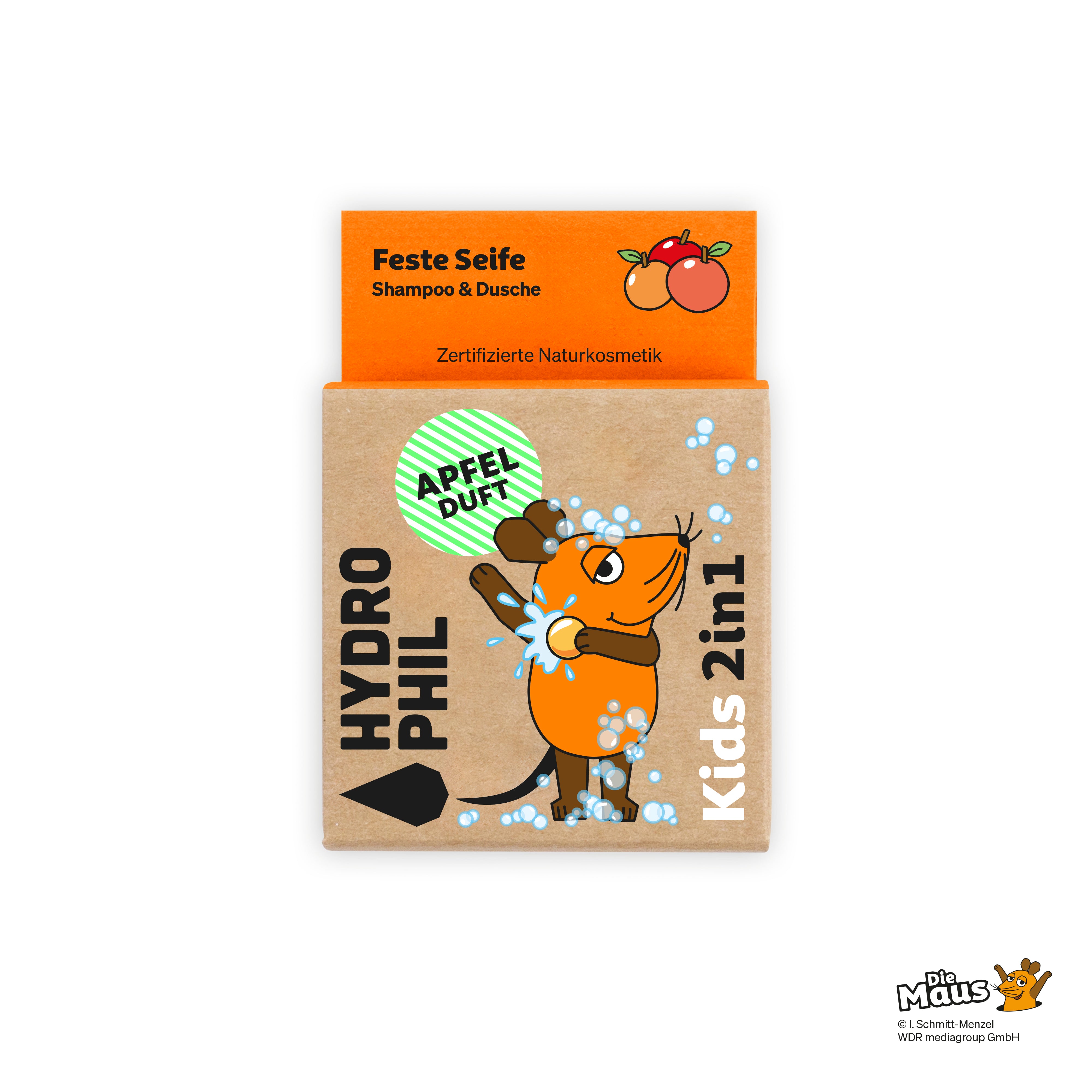 Kinder Shampoo & Dusche Fruchtiger Apfel - Maus von HYDROPHIL – ECO GROUP